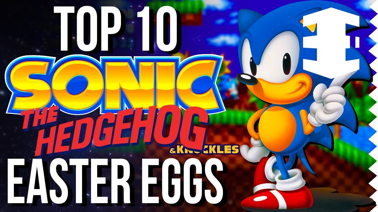 Top 10 Sonic Easter Eggs! (1991-2017) - Easter Egg Hunter