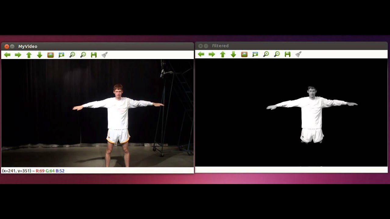 Segmentation algorithm for pose recognition