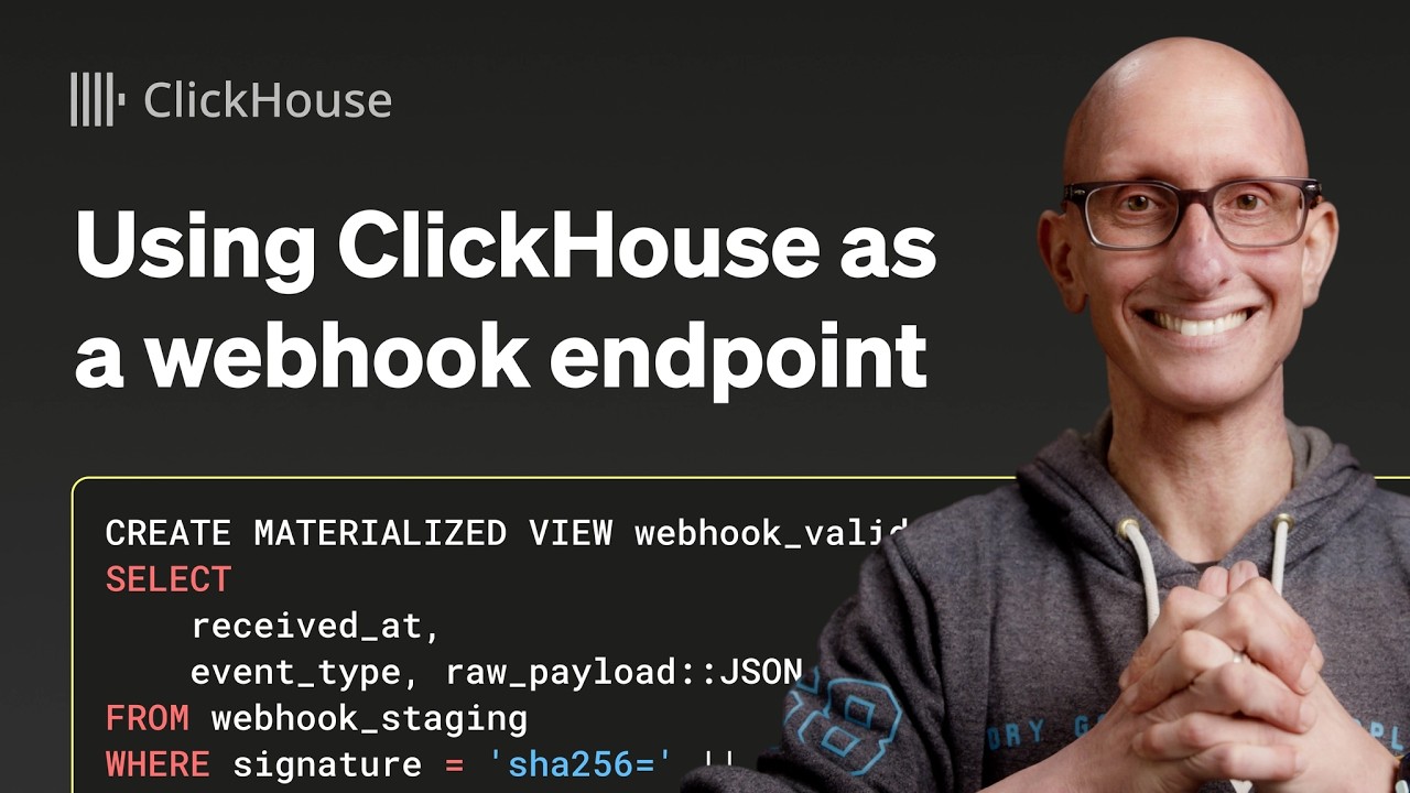 Using ClickHouse as a GitHub webhook
