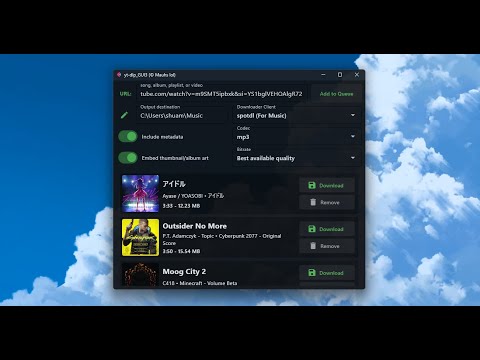 yt-dlp GUI
