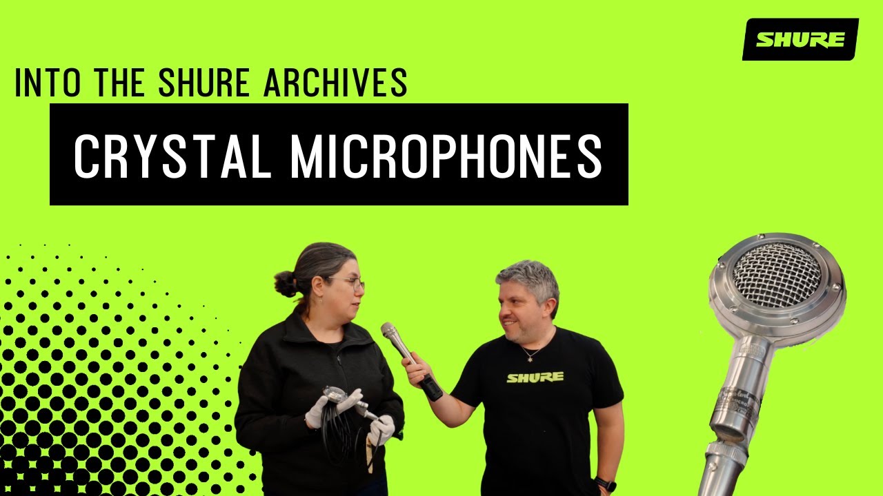 Celebrating 100 Years of Shure: Getting to Know Crystal Microphones from our Archives