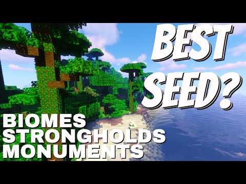 Best Minecraft Seed? Stronghold by Spawn Close Nether Fortress All Biomes Avomance 2019