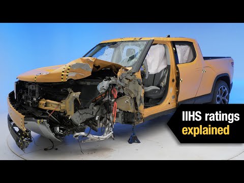 Watch the Rivian R1T Ace Its Small-Overlap Crash Test