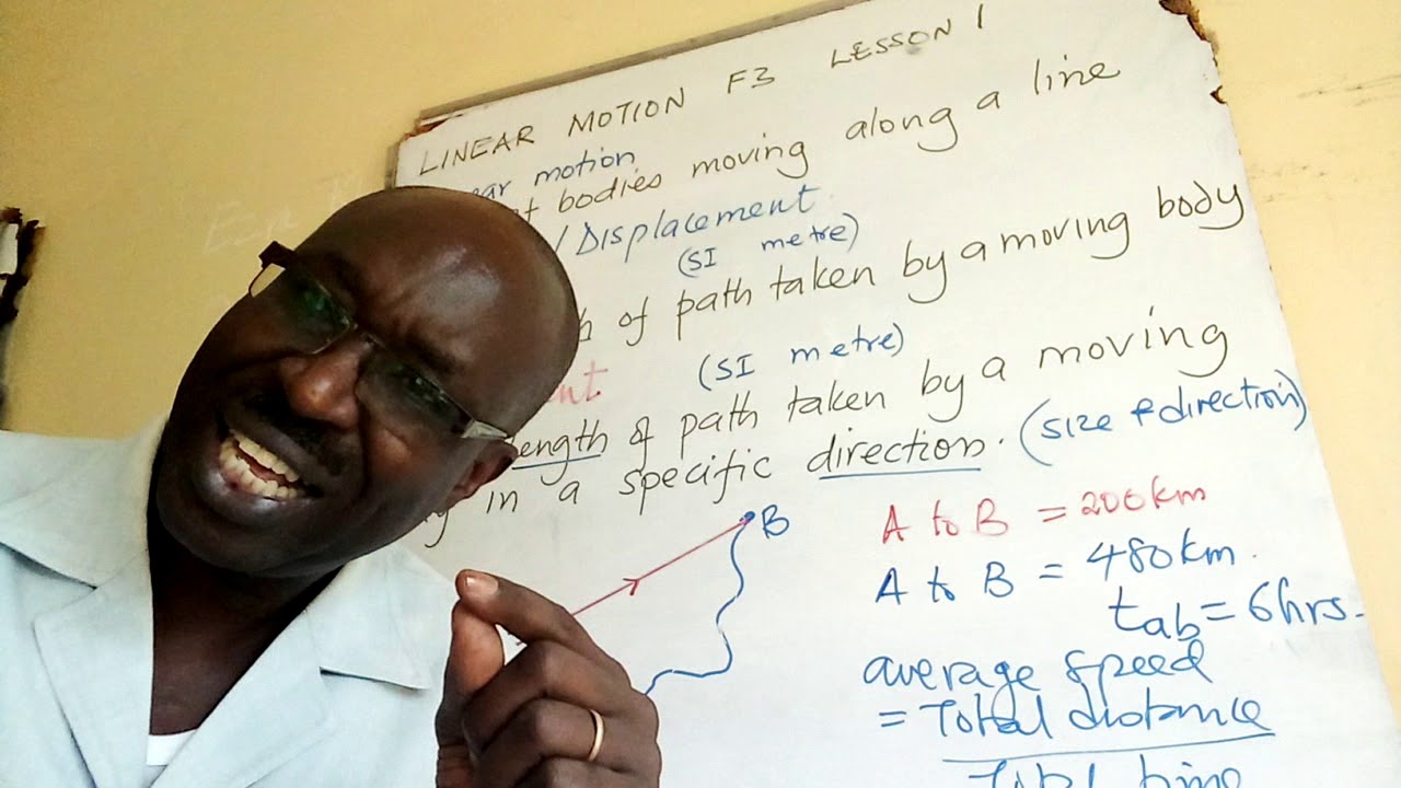 LINEAR MOTION#PHYSICS#INTRODUCTION Lesson 1