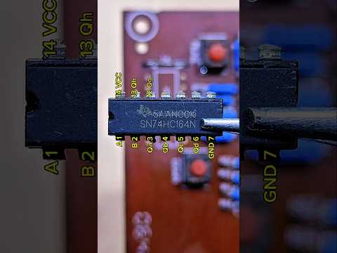 Ic logic SN74HC164N datasheet and how to install it #tips #datasheet #ic #SN74HC164N #electronic