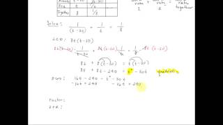 Rational Equations- Applications with Uniform Motion | Channels for ...