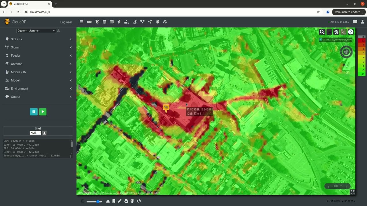 Interference analysis: Cellular Jammer