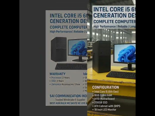 Desktop Computer - I5 Desktop Computer NEW Service Provider from Raipur