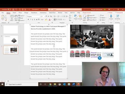 Built in placeholders for Microsoft Word and PowerPoint