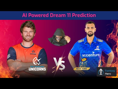 NY vs SF Dream 11 Team Prediction | New York vs San Francisco | MLC 2025| AI-Powered Prediction