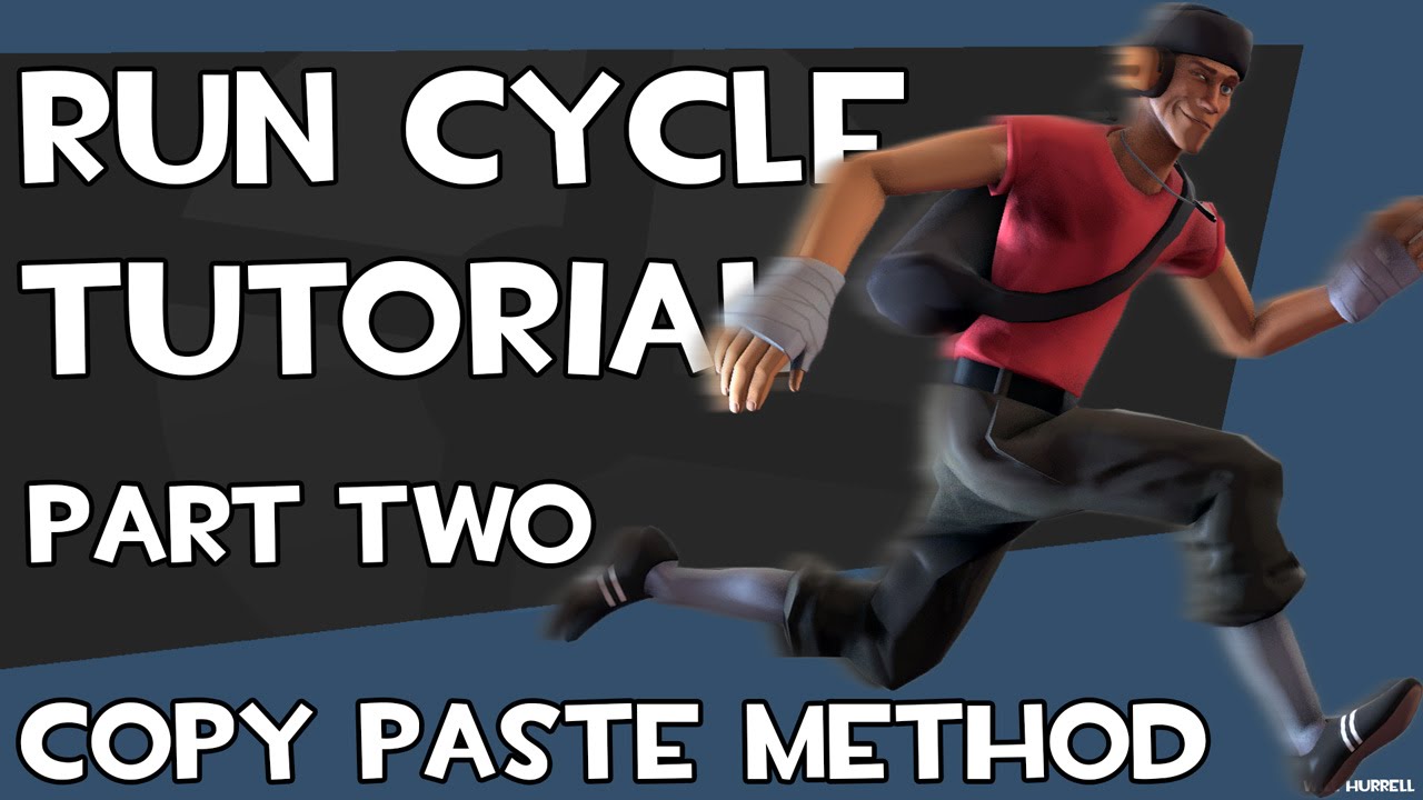 Run Cycle Tutorial - Copy Paste method - Part 2