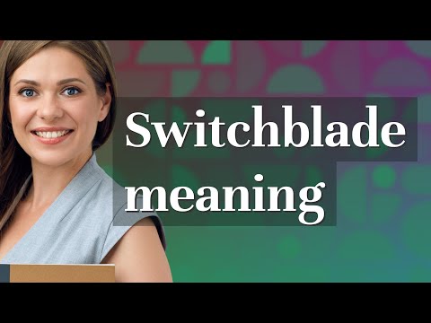 Switchblade | meaning of Switchblade