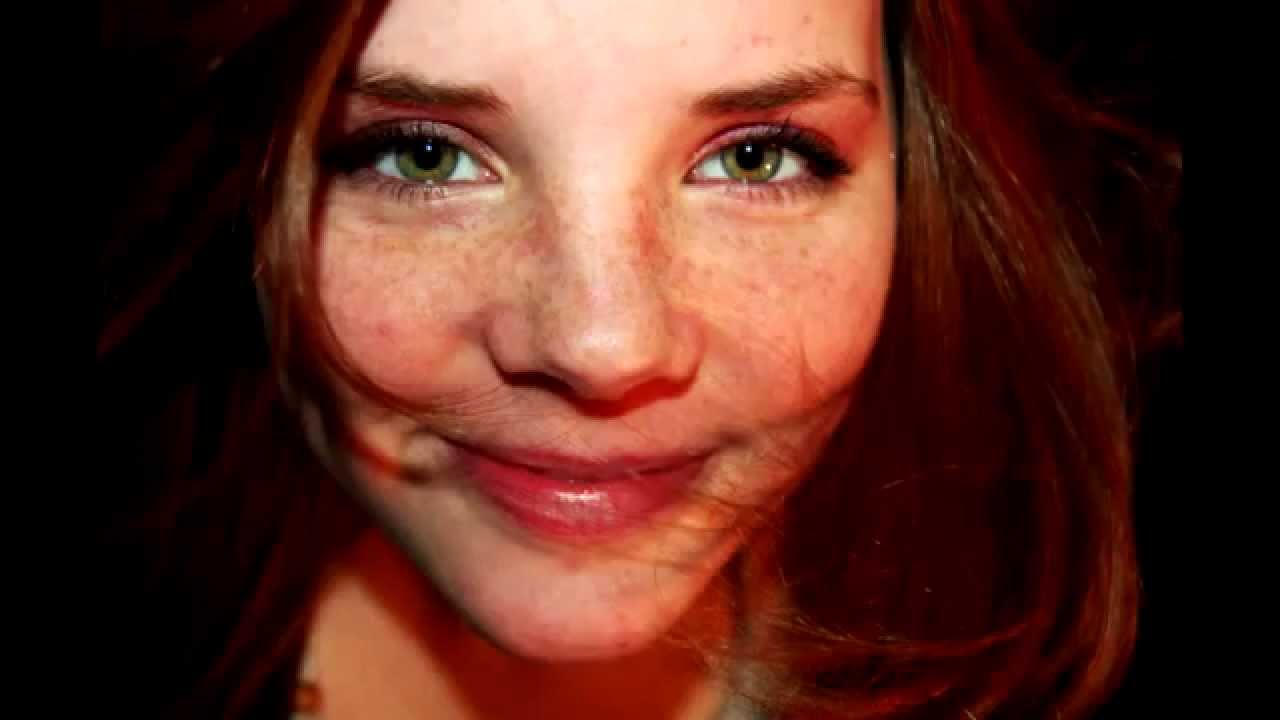 Beautiful Red Hair and Freckled Skin