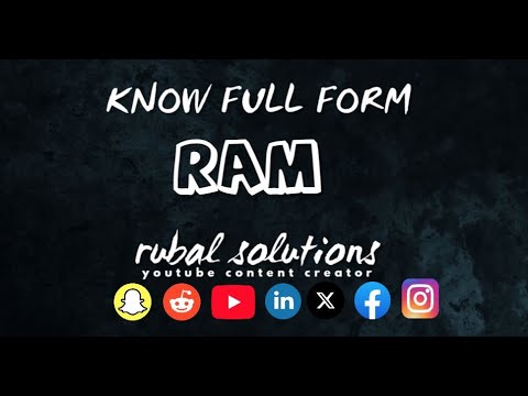 Full Form RAM || What is RAM ||