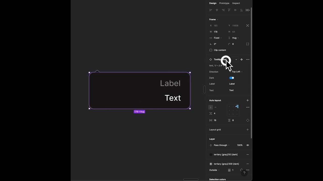 Responsive Tooltip Component in Figma