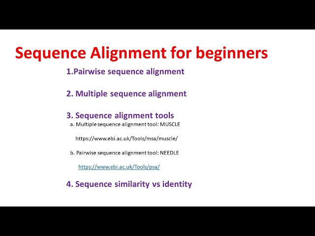 Understanding Sequence Alignment: Pairwise vs Multiple Alignments and ...