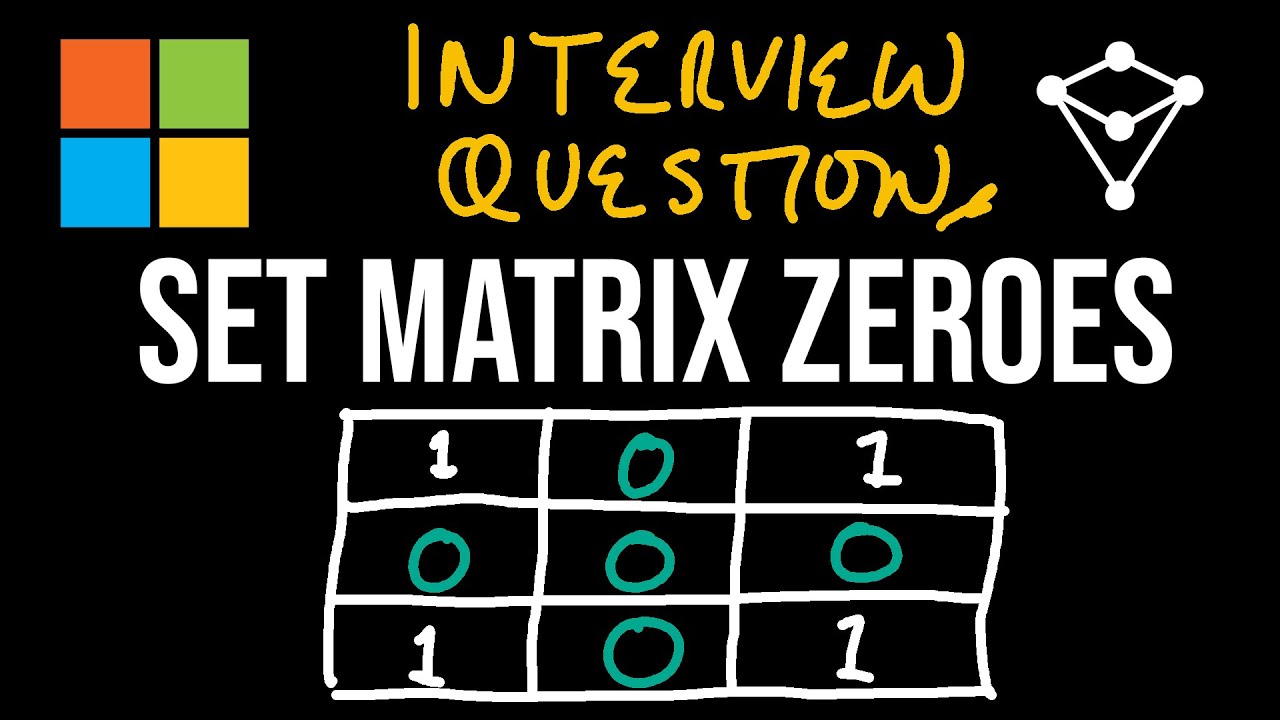 Set Matrix Zeroes - LeetCode 73 - JavaScript