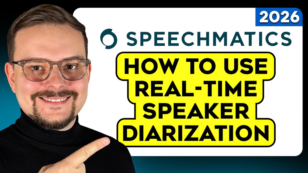 How to Use Real-Time Speaker Diarization With Speechmatics - 2026 (Step-by-Step Tutorial)