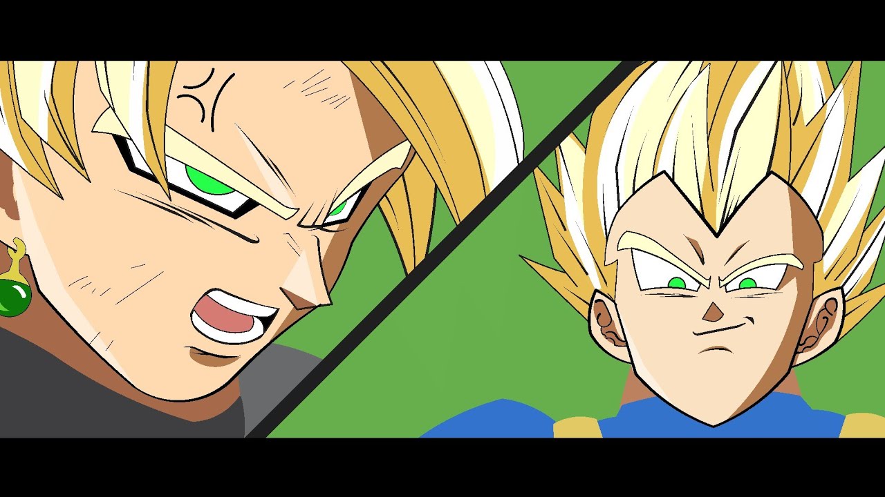 Vegeta vs Black Stick Nodes animation