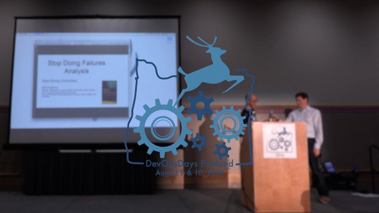 DevOpsDays Portland, 2016: Eric Passmore - 5min ignite - Stop doing FMA & Start doing Checklists