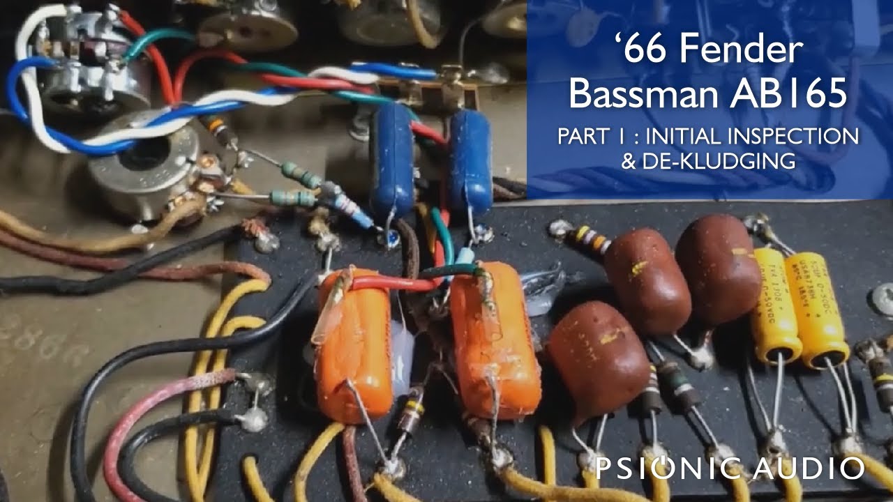 '66 Fender Bassman AB165 Part 1: Initial Inspection & De-Kludging