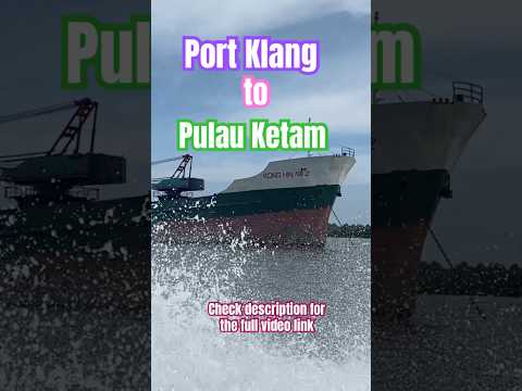 Port klang to Pulau Ketam #klang #pulauketam #ferry #malaysia #shorts #travel #kkdiaries #crabisland