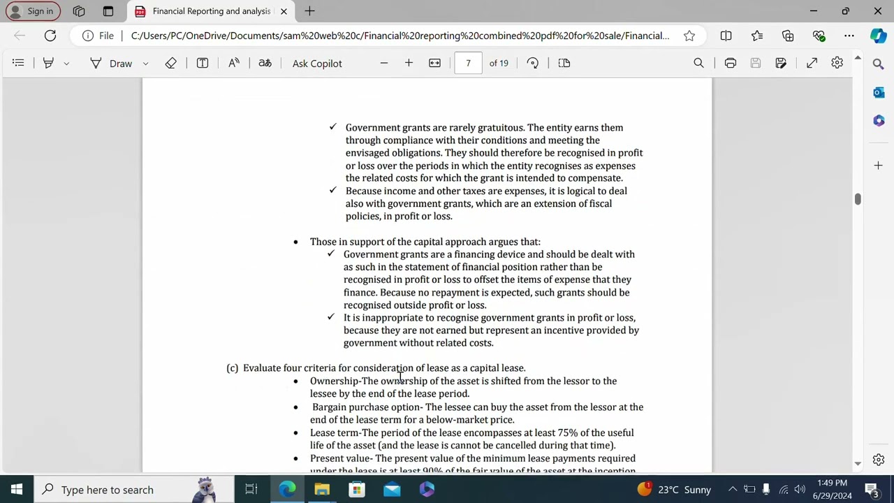 Financial Reporting and Analysis KASNEB May 2016 Questions and Answers