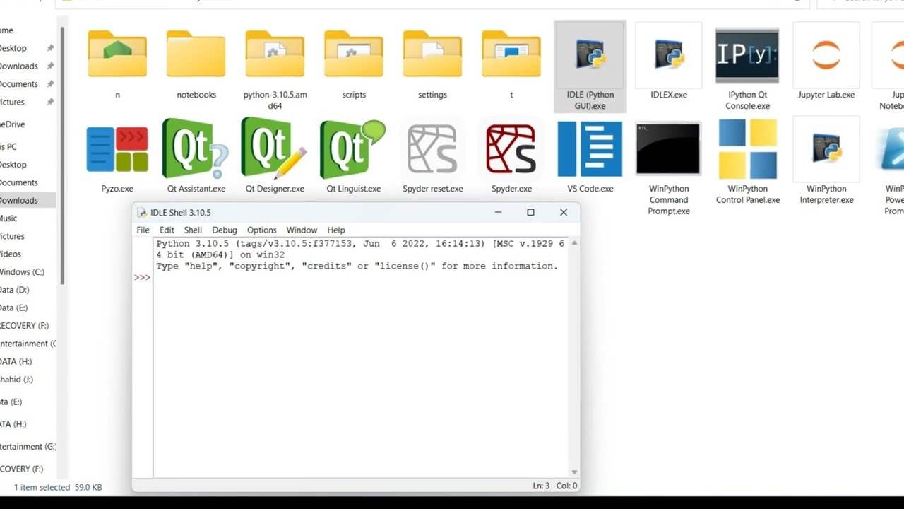 Python: Easiest way to download, install/setup and use python (WinPython Tutorial)