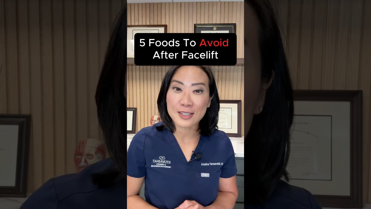 The Foods That Slow Facelift Recovery #facelift