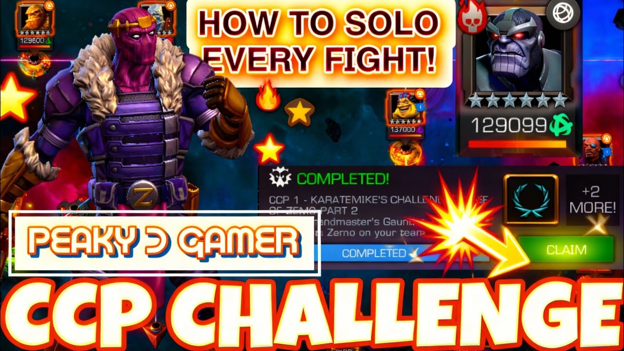 THIS ZEMO CHEESE MAKES @Karatemike415  CCP CARINA CHALLENGE EASY 🤯 EVERY FIGHT PART 1 | MCOC |