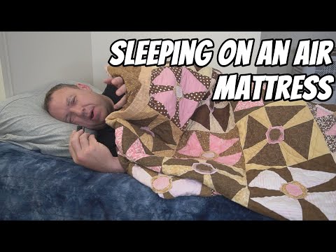 My experience sleeping on a twin sized air mattress.
