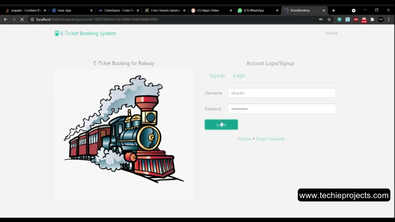 Online Railway Ticket Booking System in Python