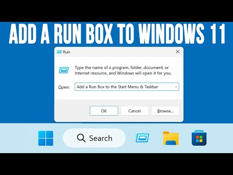 How to Add the Run Command Box to the Windows 11 Start Menu and Taskbar