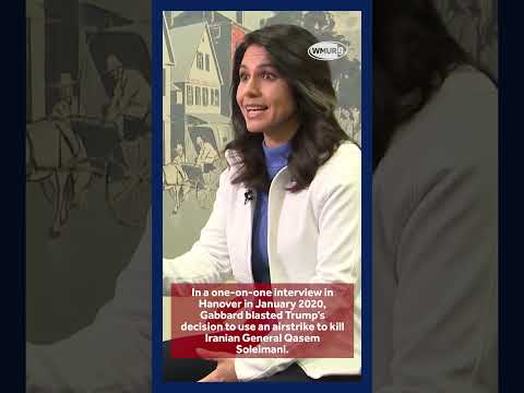 Tulsi Gabbard often criticized Donald Trump on foreign policy during New Hampshire campaign