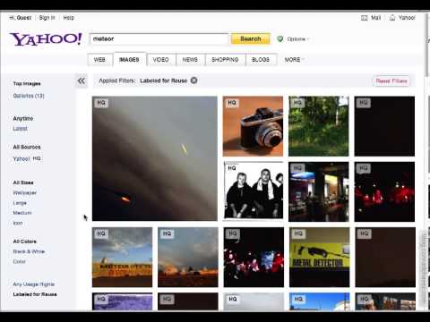Yahoo Creative Commons image search