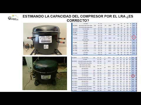 Conocer los HP de un compresor de nevera por el LRA, ¿se puede?, ¿es confiable?