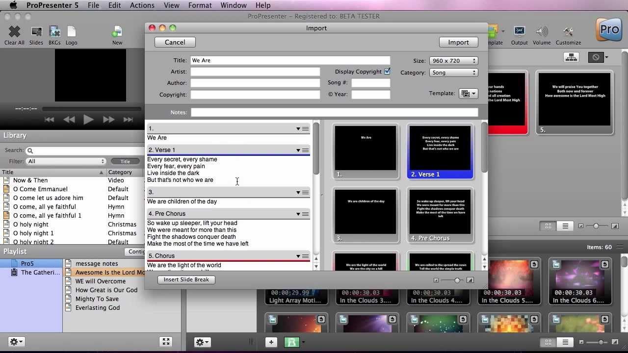 ProPresenter 5 - Text Reflow
