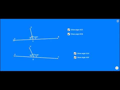 Angles Around Full Turn and Half Turn: 7H Lesson 1