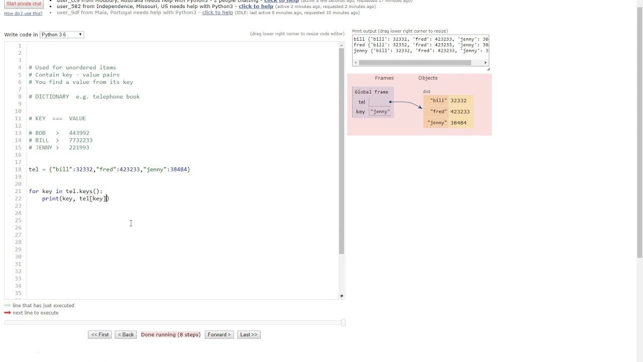 5 - Loop Through Python Dictionaries