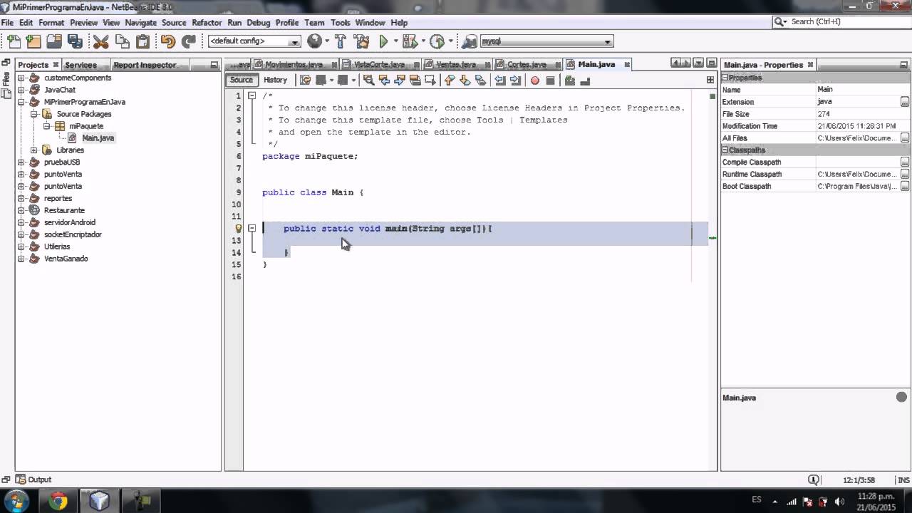 tutorial programación en java parte 1 (introducción y primer programa)