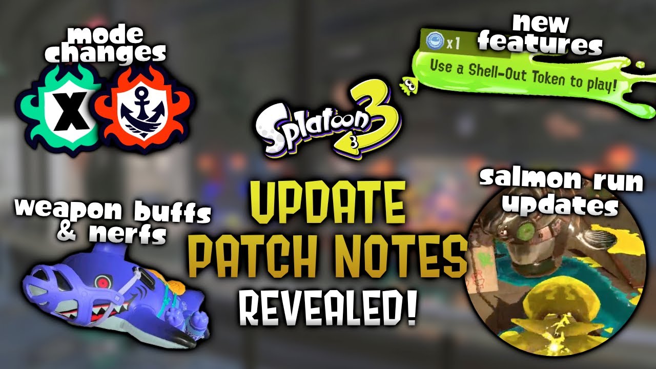 Huge Chill Season UPDATES - 6.0 Patch Notes - Splatoon 3