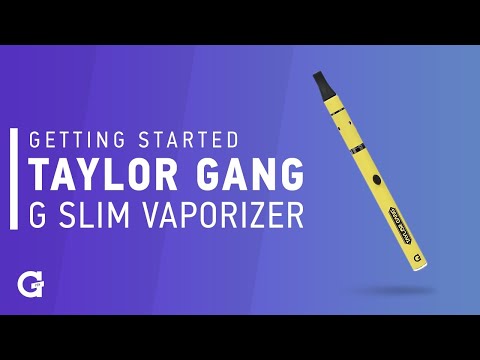 How to use your Taylor Gang | G Slim Vaporizer - Disposable