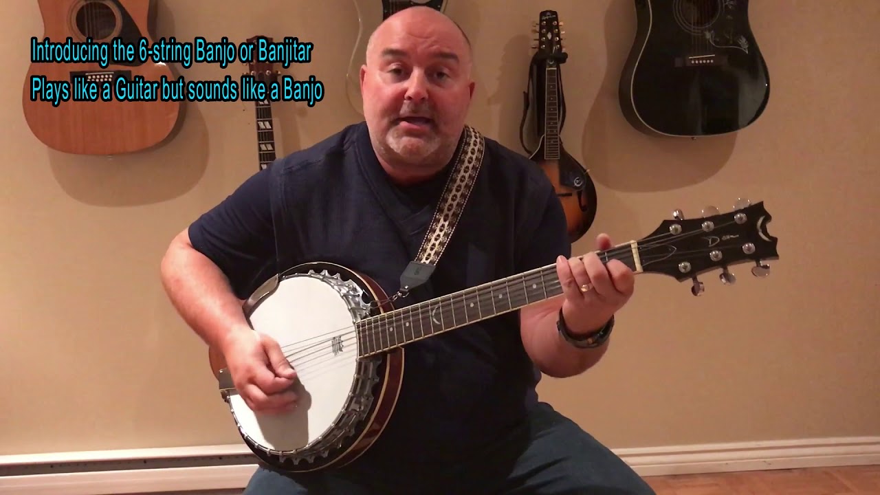 6 String Banjo or Banjitar Introduction and Explanation