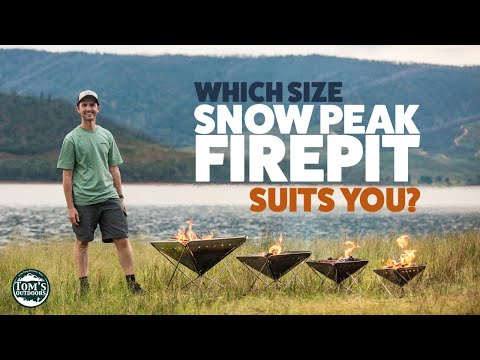 Snow Peak Pack & Carry Fireplace - Size Comparison