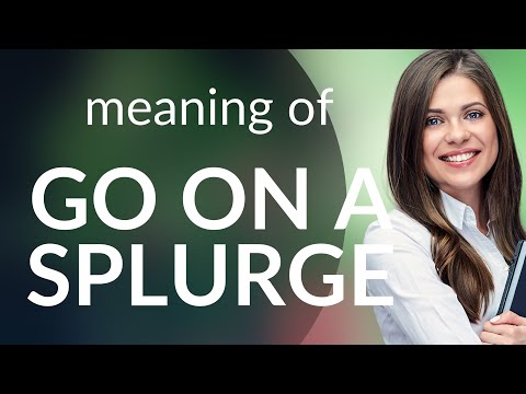 Go on a Splurge: Understanding the Phrase