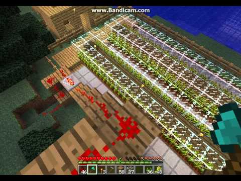 My automatic wheat harvester for my Minecraft farm