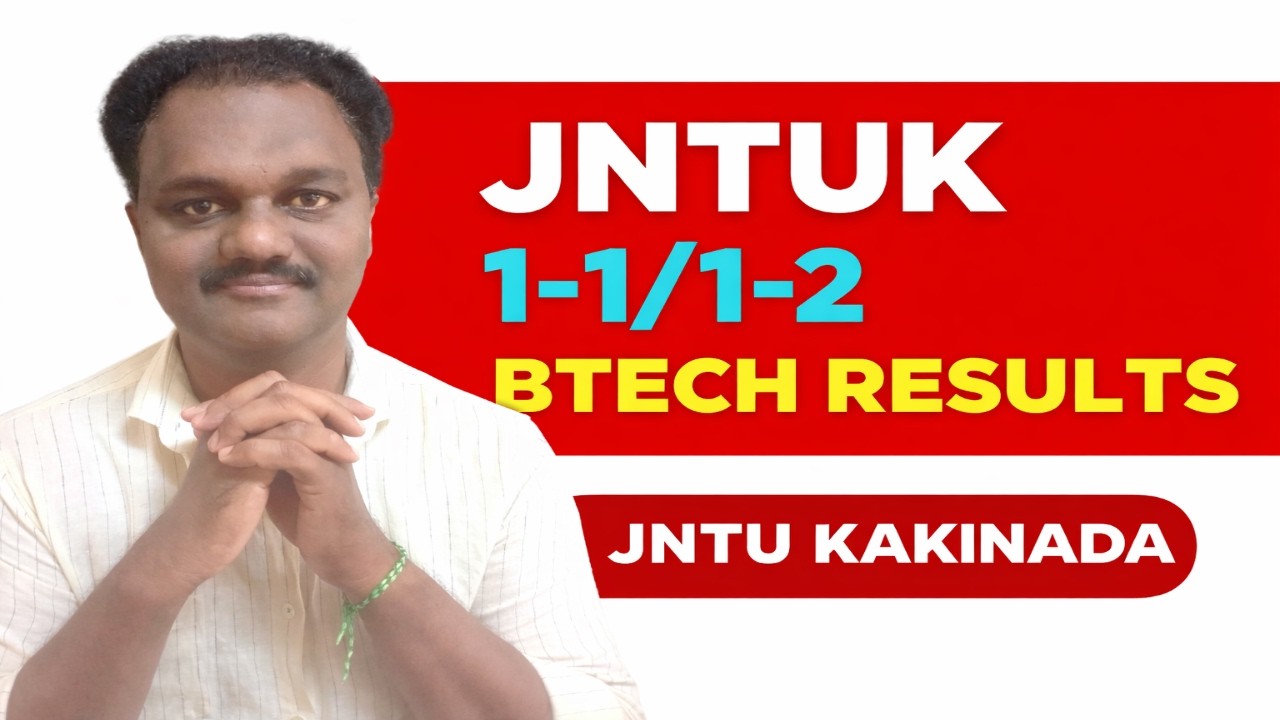 JNTUK 1-1/1-2 BTECH RESULTS #jntuk #results