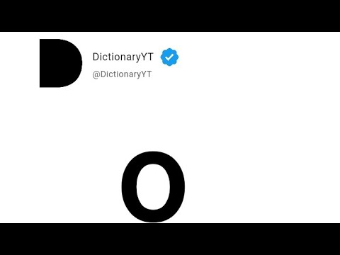 o Meaning in English