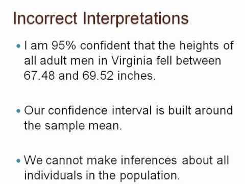 CI Video 6: Margin of Error and Confidence Intervals