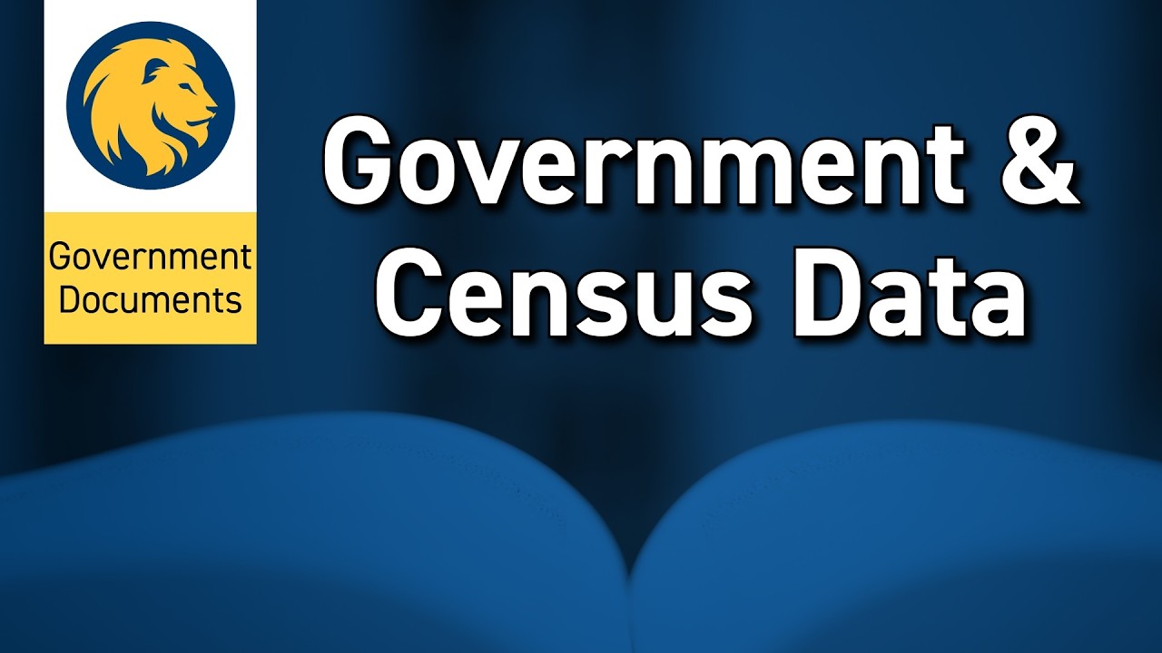 Government and Census Data | Workshop
